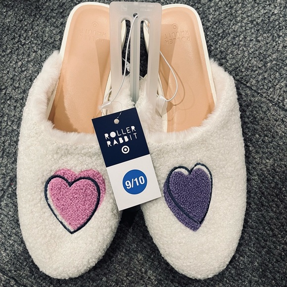 Roller Rabbit | Shoes | Roller Rabbit Cream Slippers With Pink And ...